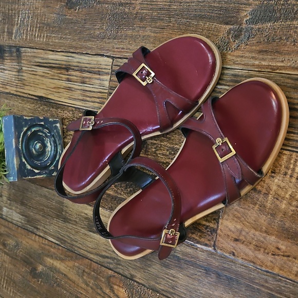 Etienne Aigner | Shoes | Etienne Aigner Vintage 98s Oxblood Strappy ...